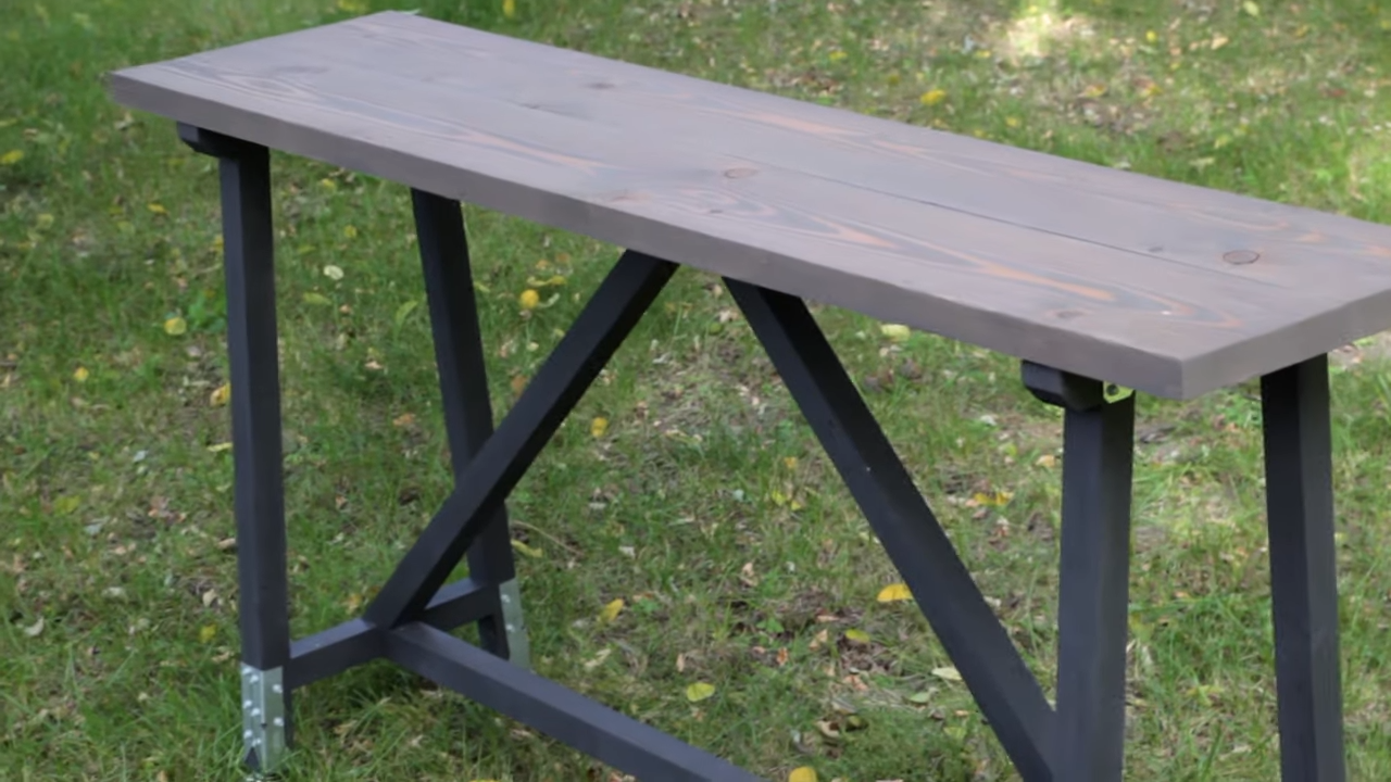 How to Easily Build a Truss Style Console Table for Any Room