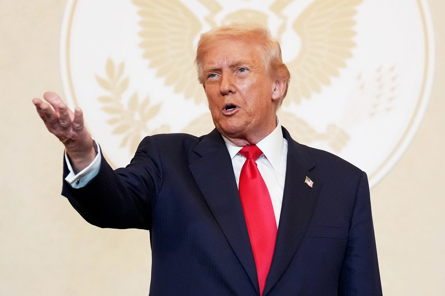 Trump appears to rule out a third term, which is prohibited by the ...