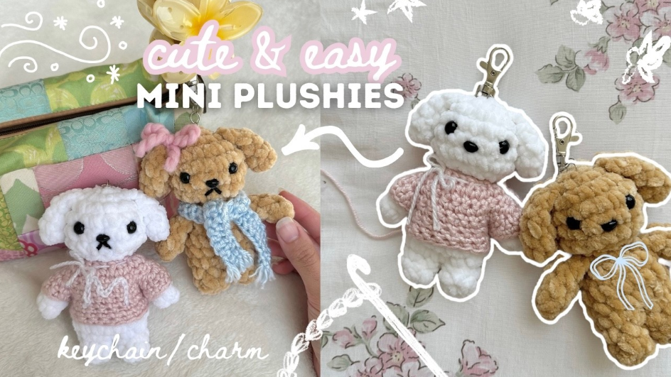 Free Pattern: Crochet an Adorable Mini Plushie with Outfit