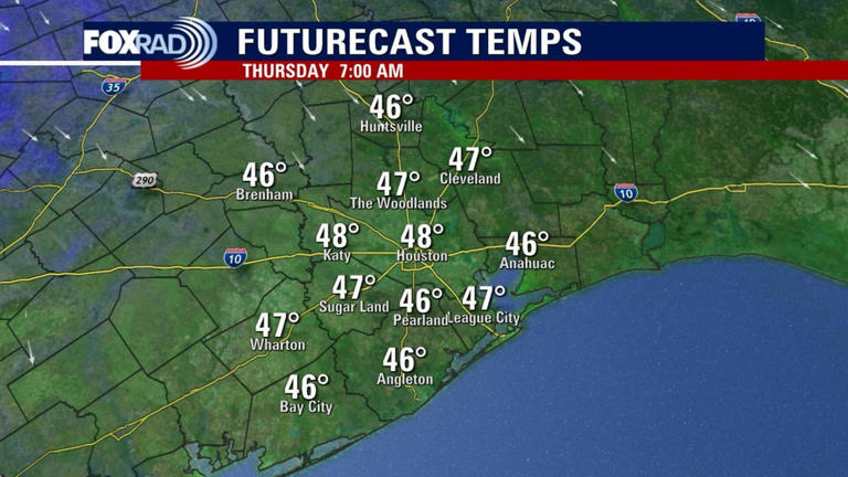 Houston weather: Cold front, wind advisory, Halloween forecast