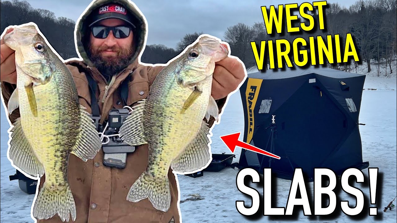 Ice fishing for West Virginia slabs! (crappie fishing)
