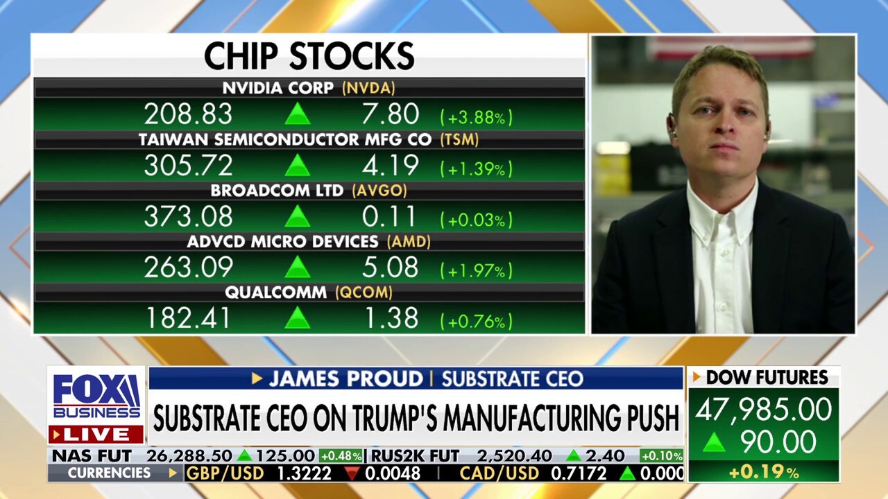 Substrate CEO reveals plans to expand US chip manufacturing: 'This is ...