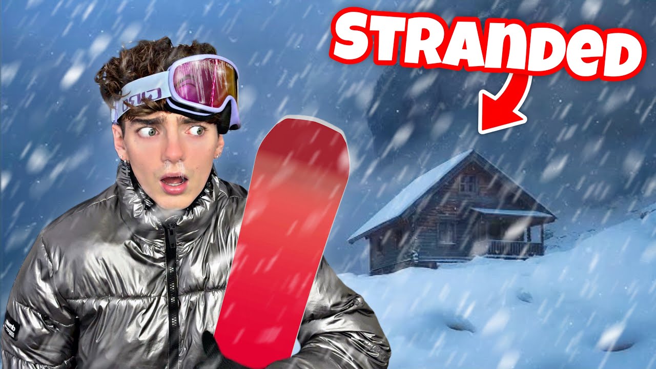 My First Snowboarding Adventure — Caught in a Wild Blizzard!