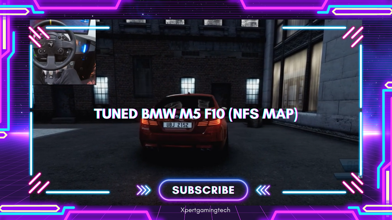 Tuned BMW M5 F10 on NFS Map – Thrustmaster TX