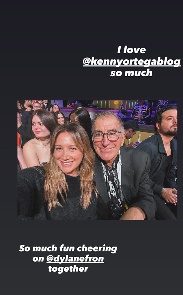 You Might've Missed Ashley Tisdale & Kenny Ortega's DWTS Reunion