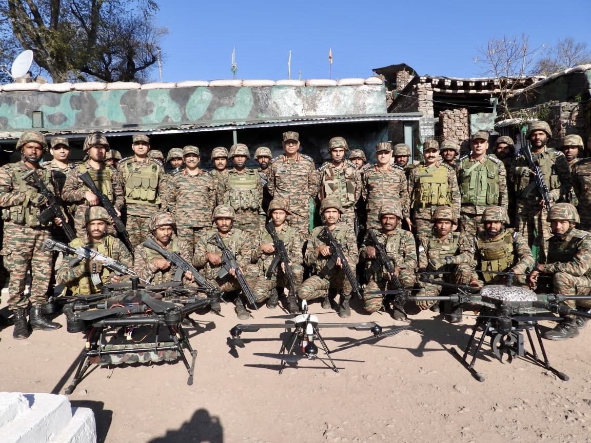 White Knight Corps GOC reviews security preparedness along LoC in ...