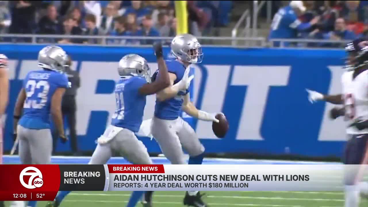 Detroit Lions and Aidan Hutchinson agree on 4-year contract extension