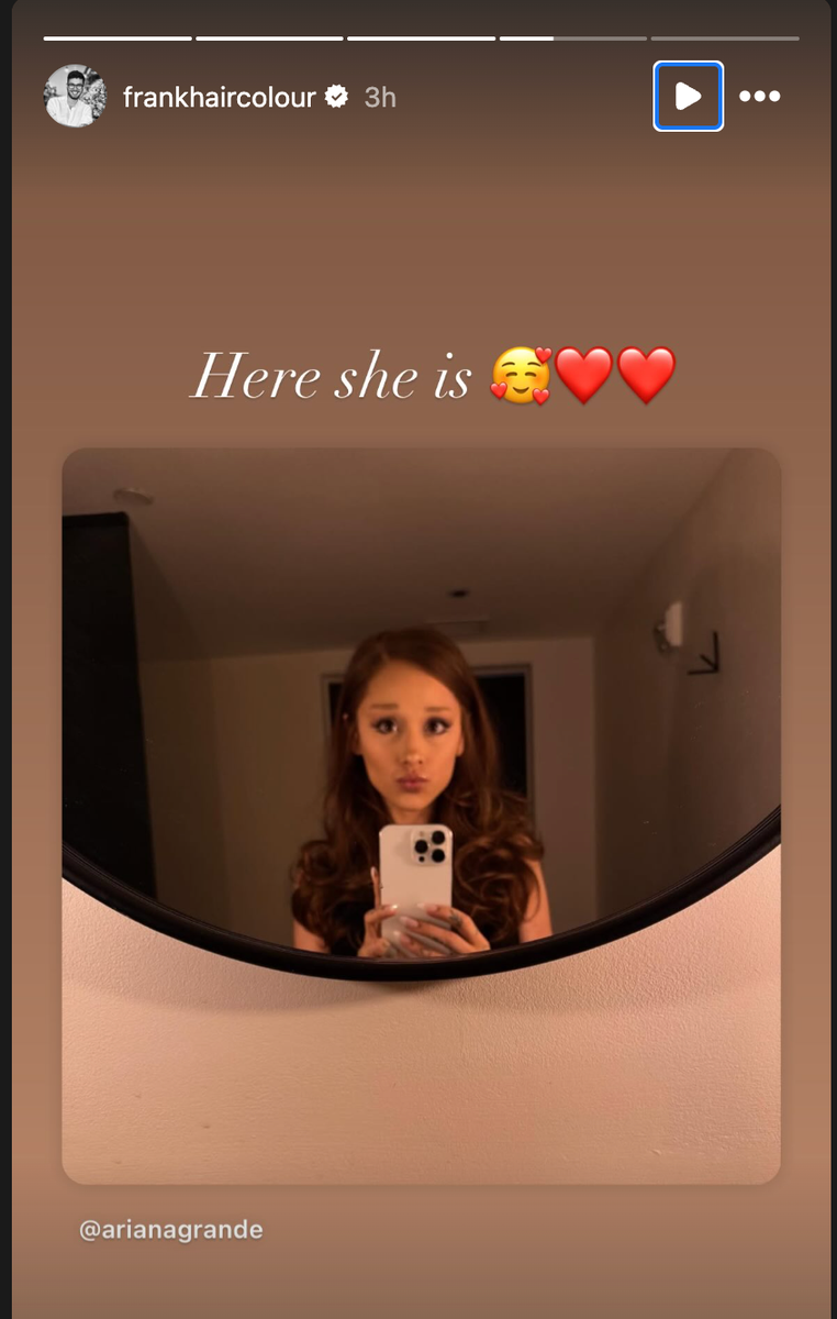 Ariana Grande Trades Her Glinda Blonde for a Rich Brunette Look