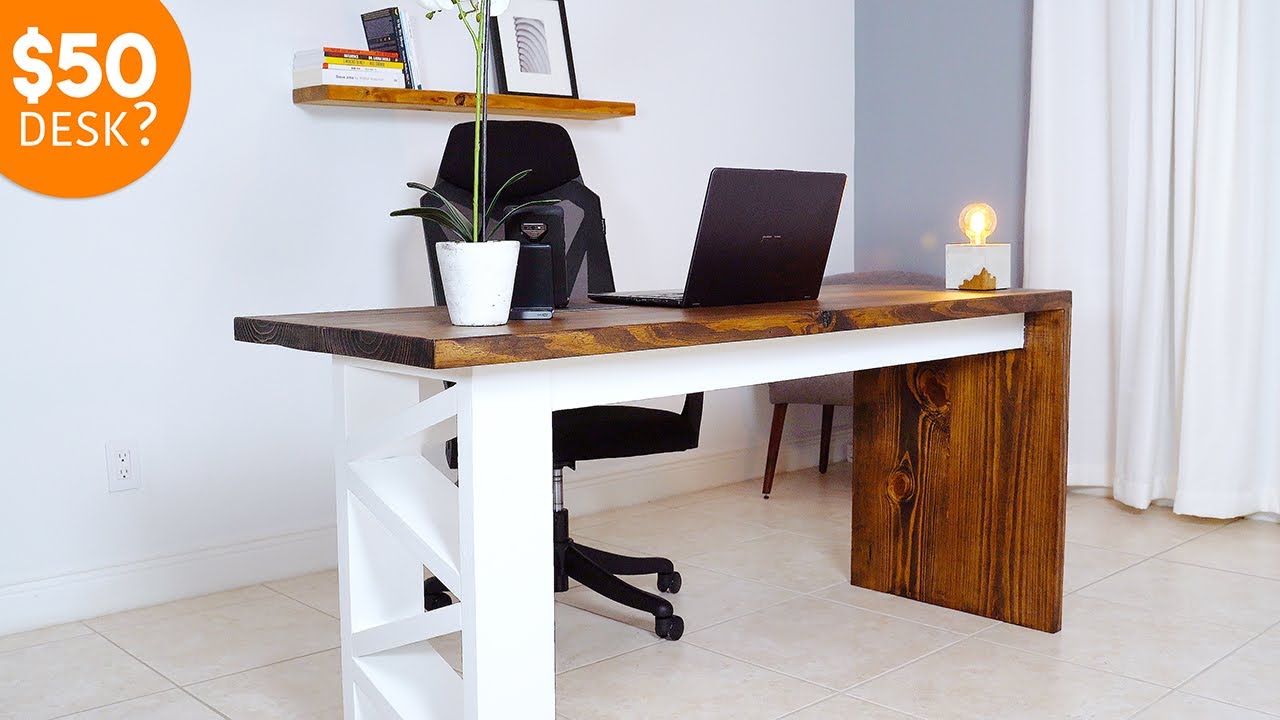 Bureau DIY à Monter Soi-Même pour Moins de 50