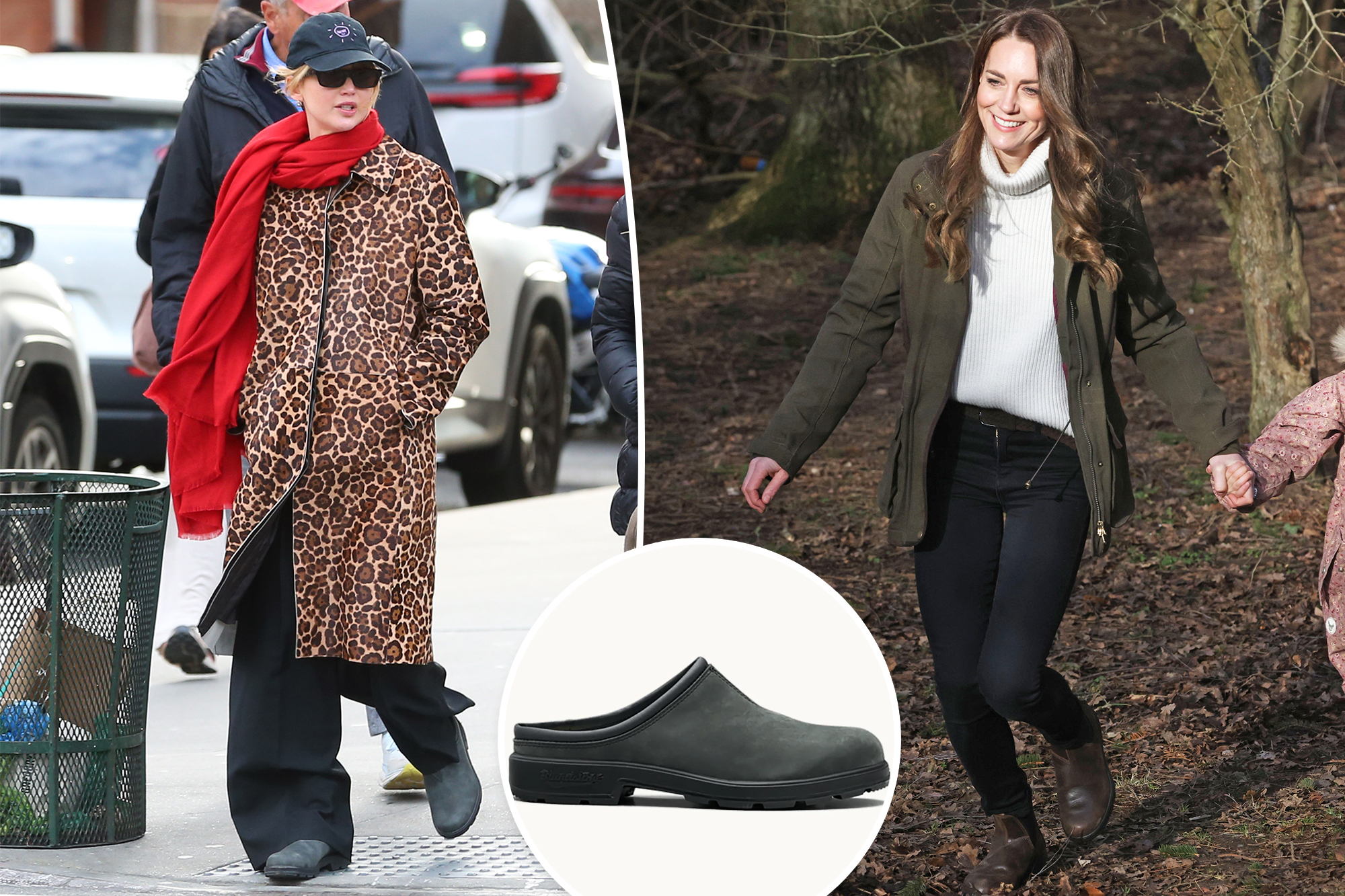 Jennifer Lawrence steps out in the clog version of Kate Middleton’s ...