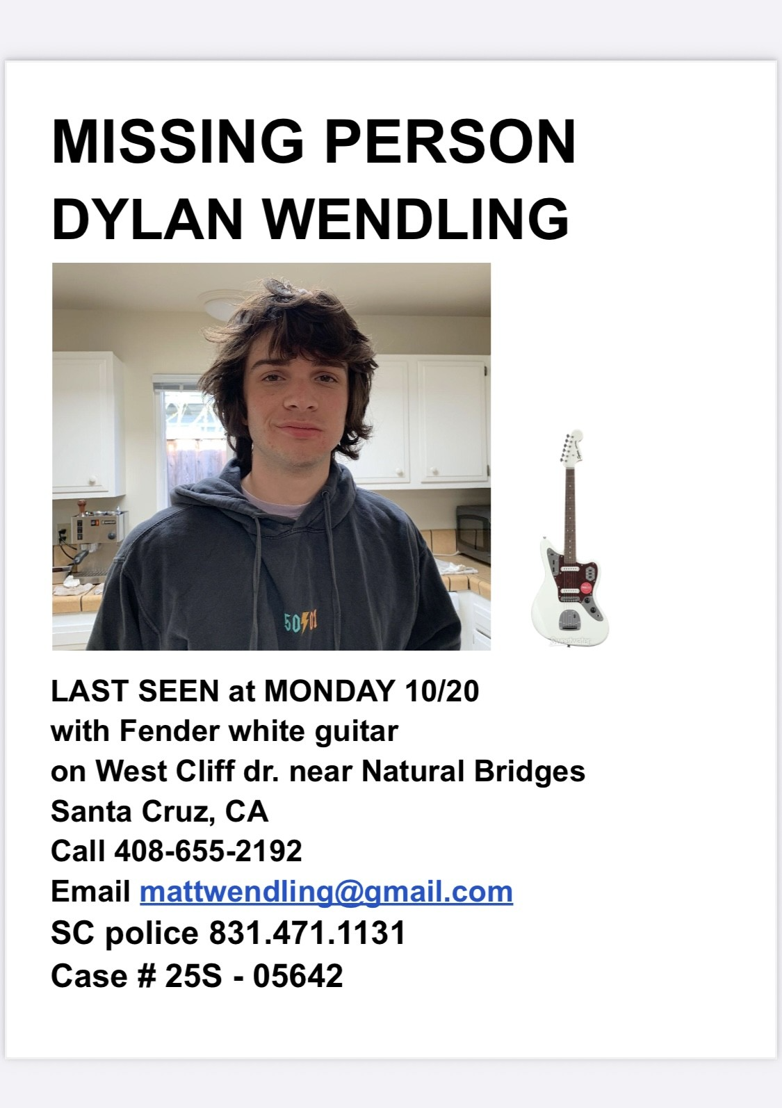 Family searches for missing at-risk Santa Cruz man last seen near ...