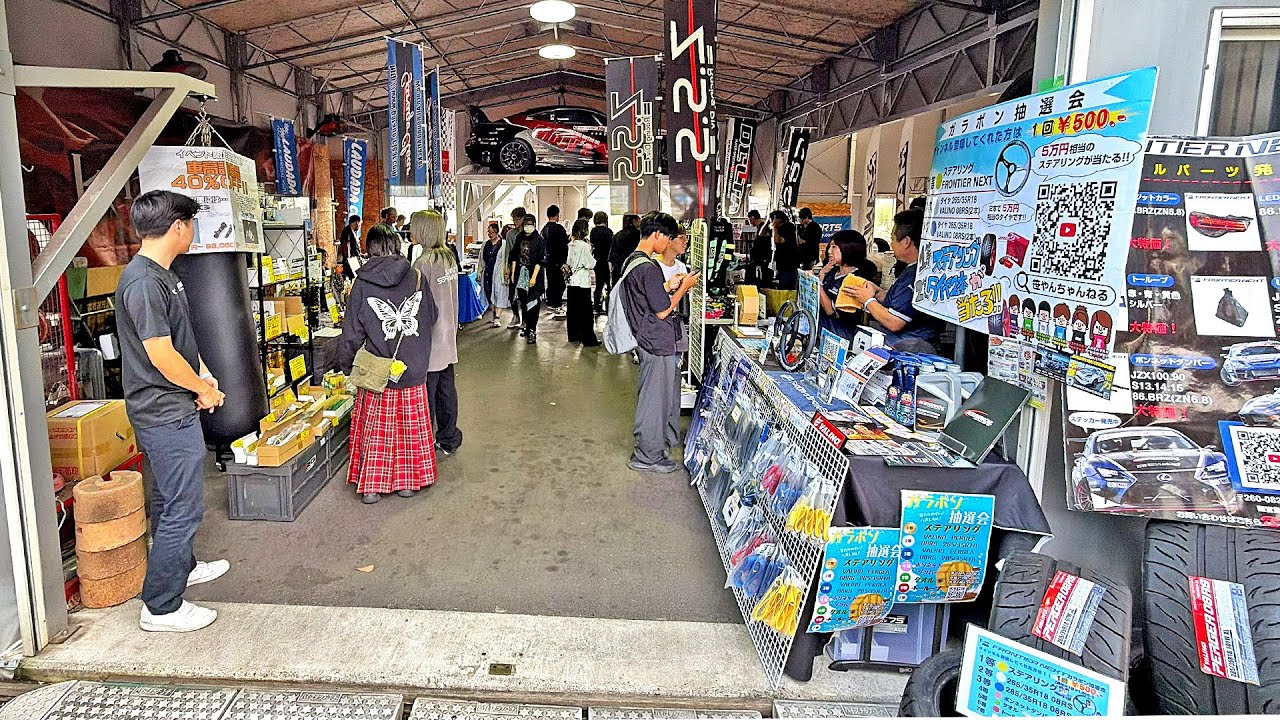 Japan’s Once-a-Year Cheap Car Parts Flea Market!