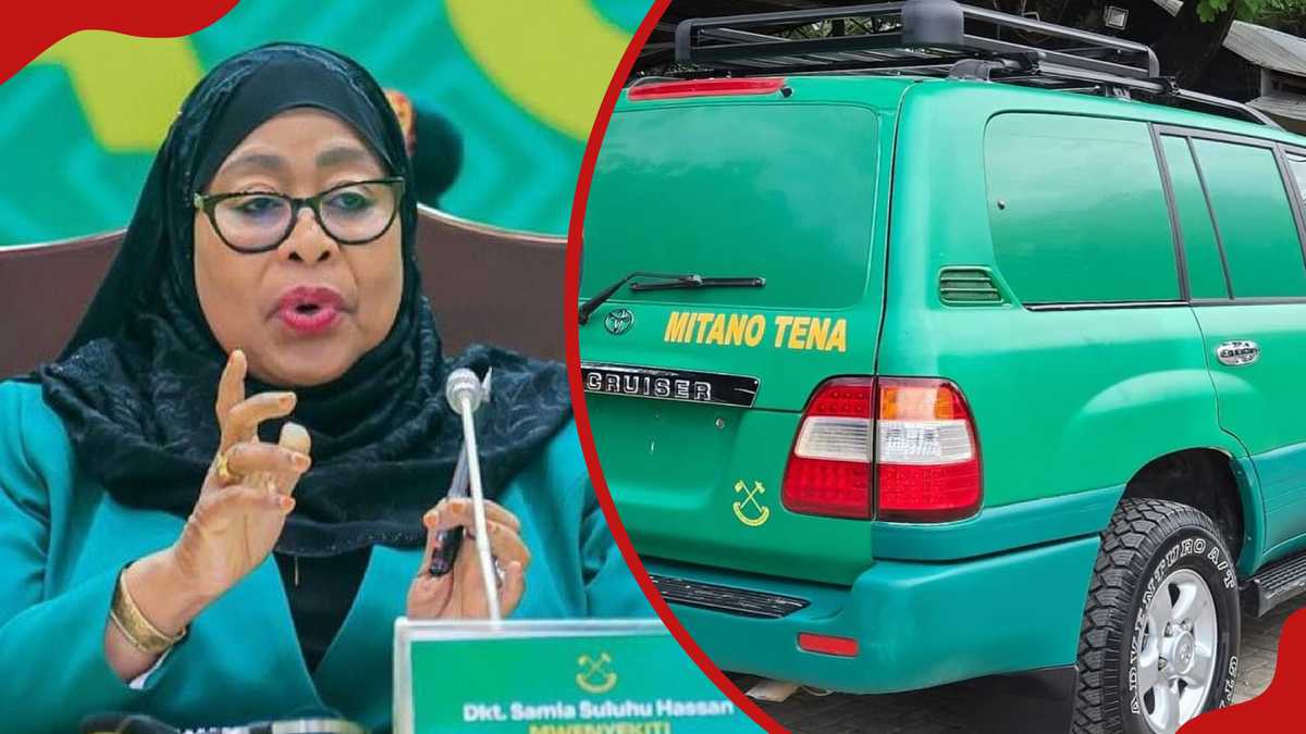 Samia Suluhu: TZ Gen Zs block CCM's vehicle, find loads of "ballot" papers