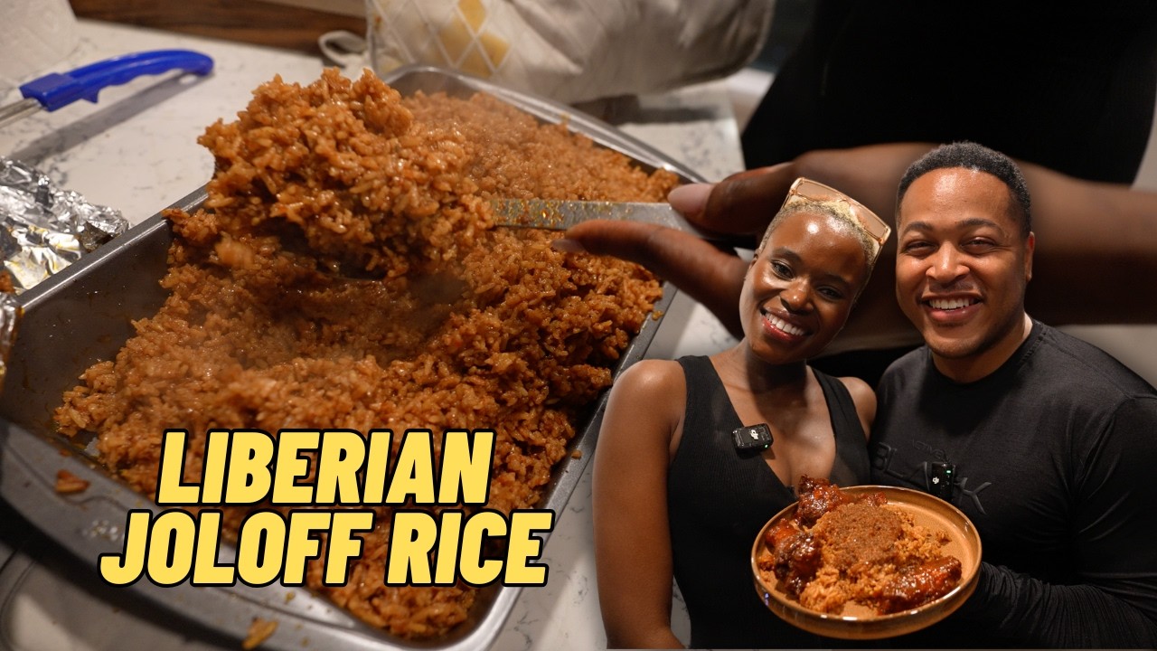 African woman's jollof rice recipe