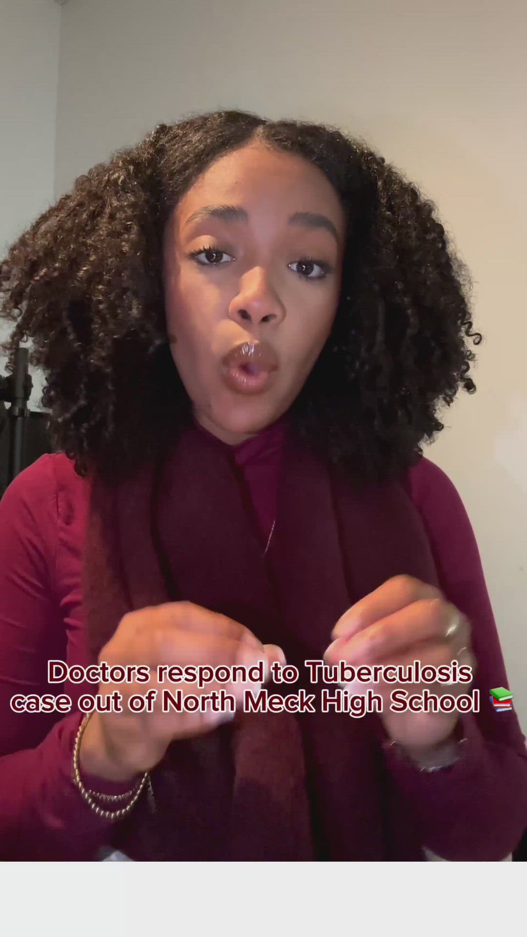 Doctors reacting to case of TB detected at North Mecklenburg High School