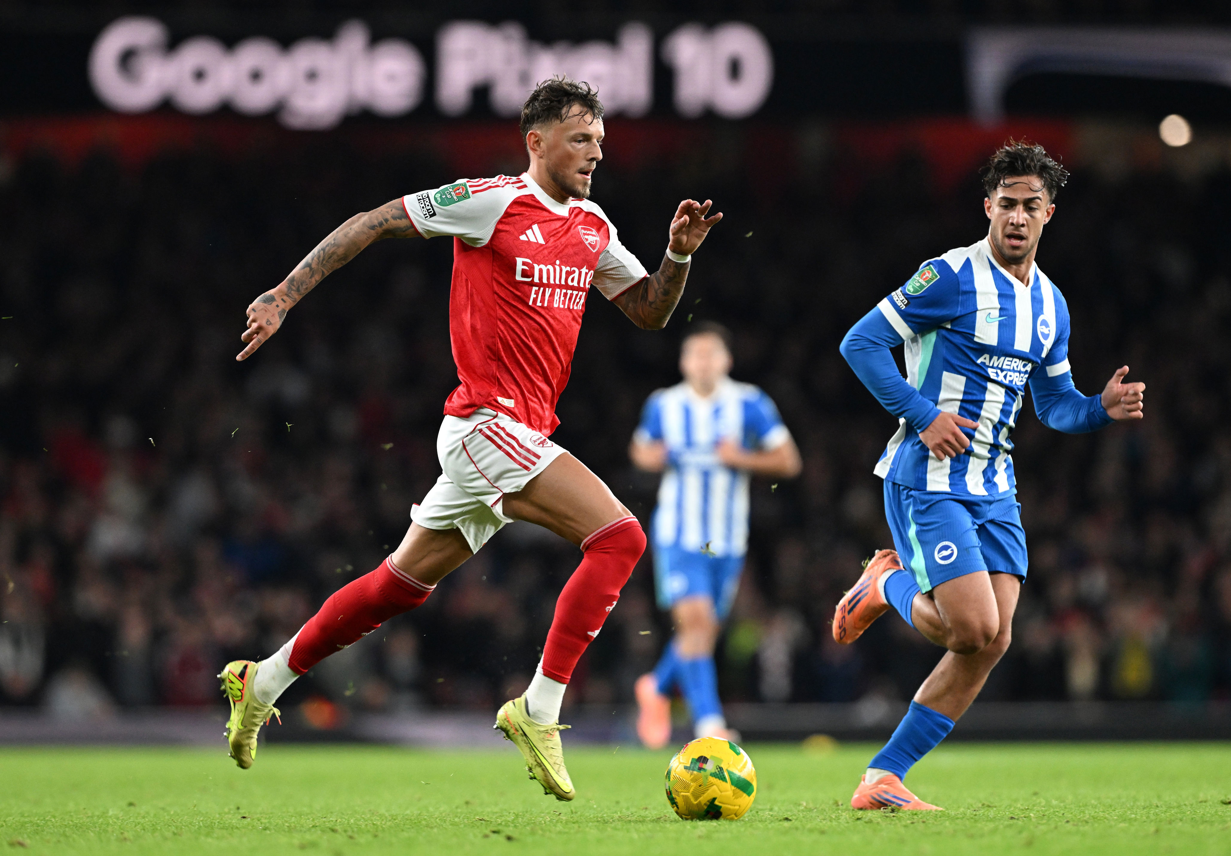 Arsenal v Brighton live: Nwaneri and Saka strikes send hosts into ...