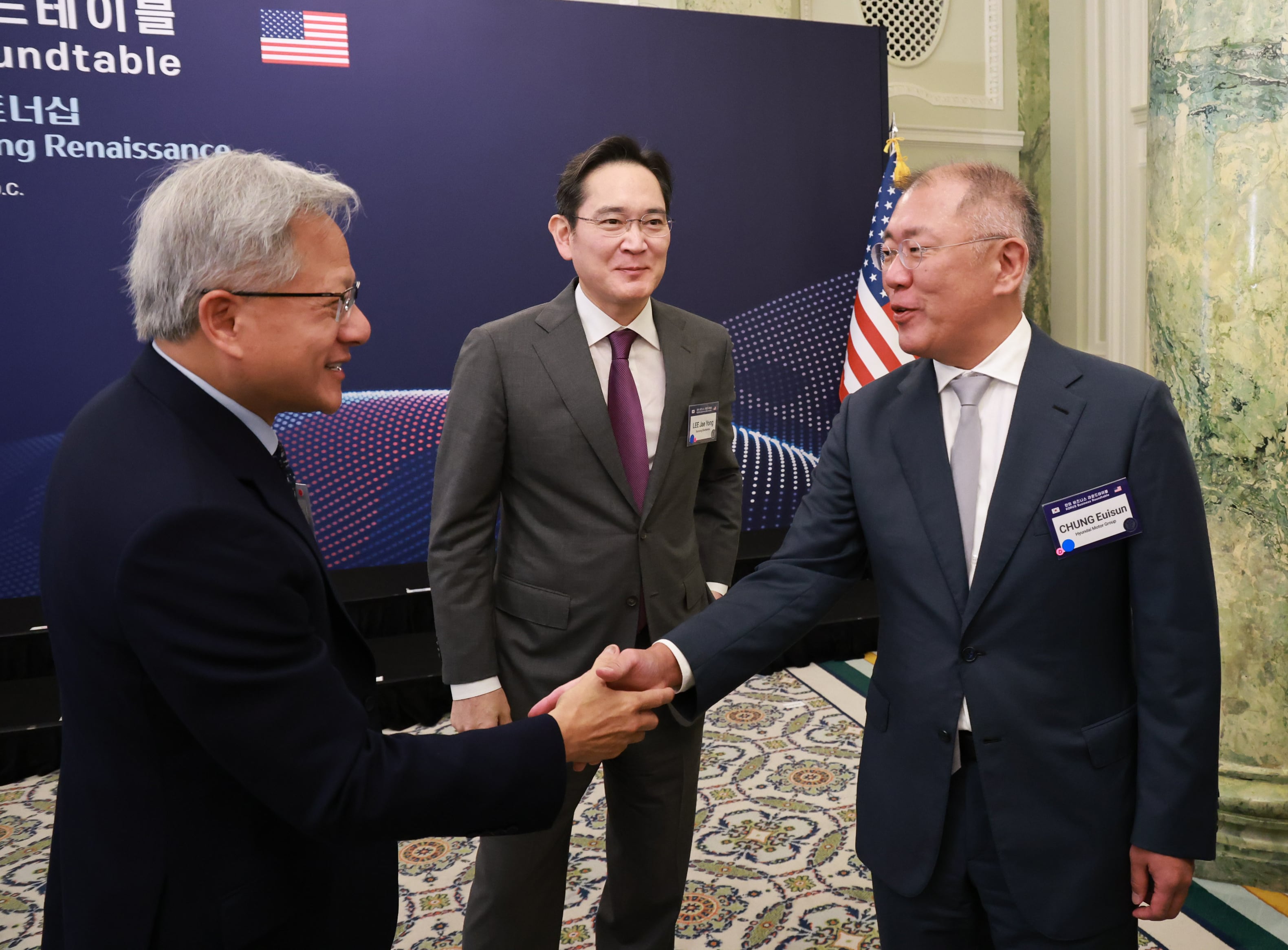 Exclusive: NVIDIA CEO, Samsung, Hyundai Discuss AI Collaboration