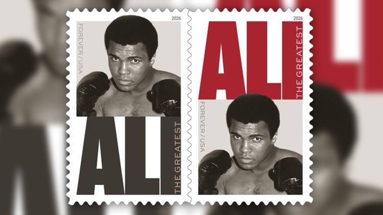 USPS to honor Muhammad Ali with commemorative stamps in 2026