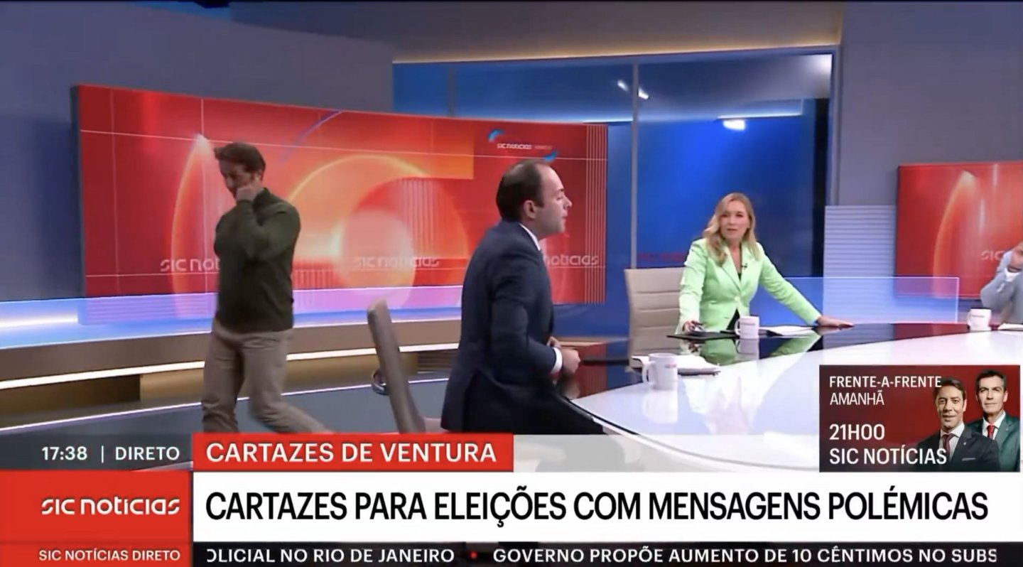 Prata Roque deixa debate por discussão com deputado do Chega
