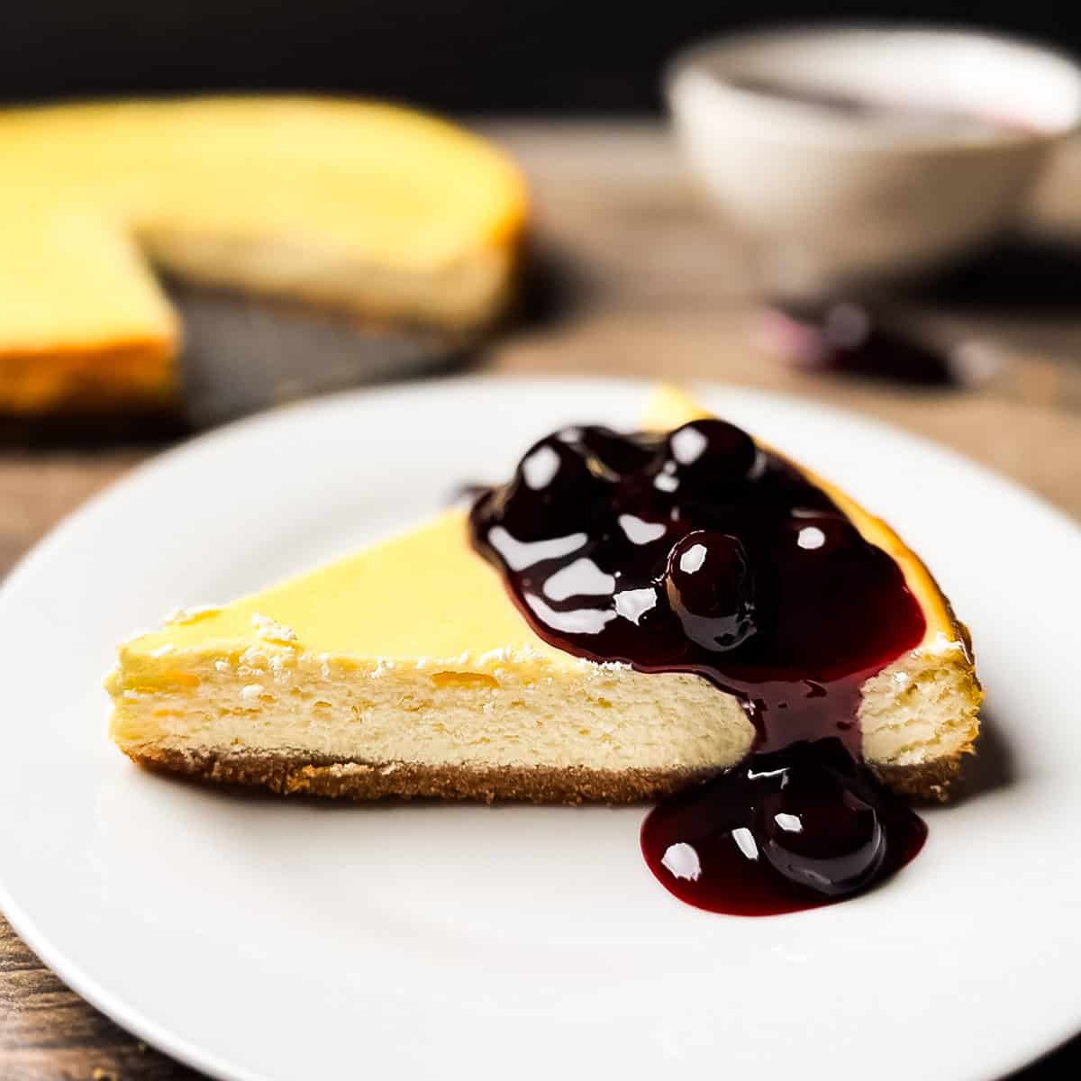 Smoked Cheesecake on Pellet Grill
