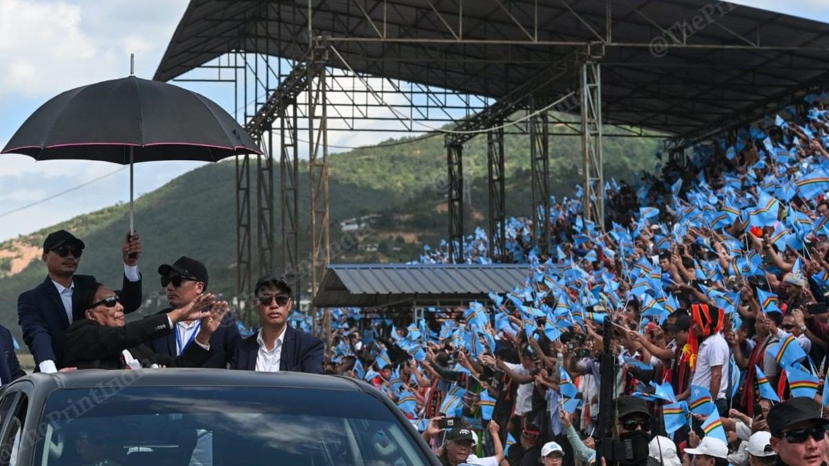 In pictures: Thousands turn up to catch glimpse of Naga leader Muivah ...