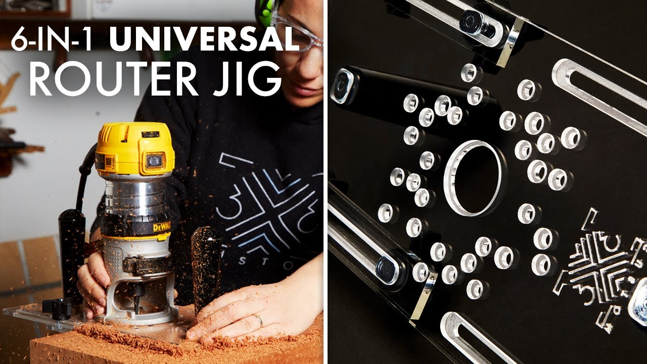 The 6-in-1 universal trim router jig is finally here!