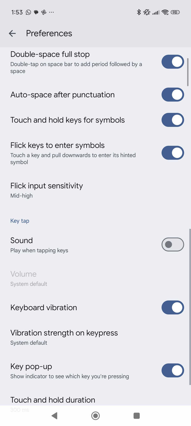 Gboard's new flick gesture makes symbol typing a breeze