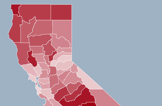 MAP | Central Coast counties with the most SNAP recipients