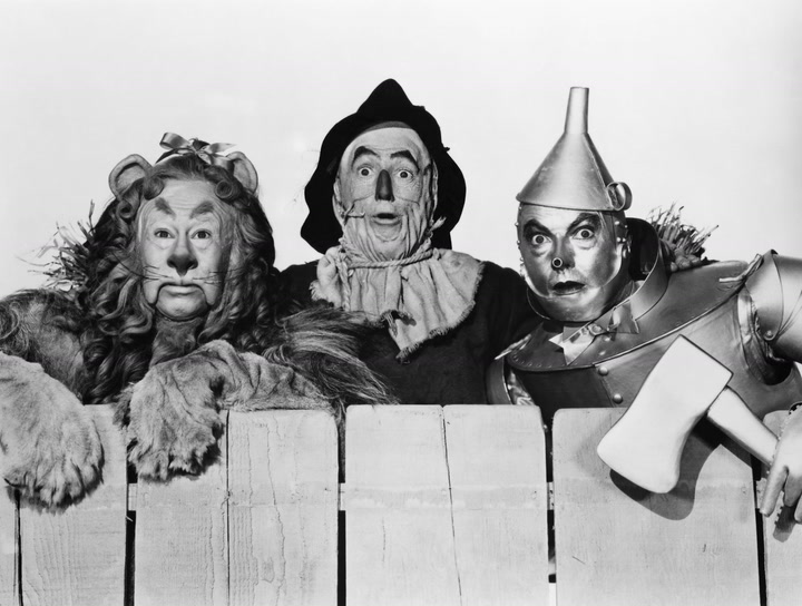 The real-life appearances of the stars from The Wizard of Oz