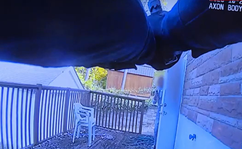 Police share bodycam of welfare check leading to officer opening fire ...