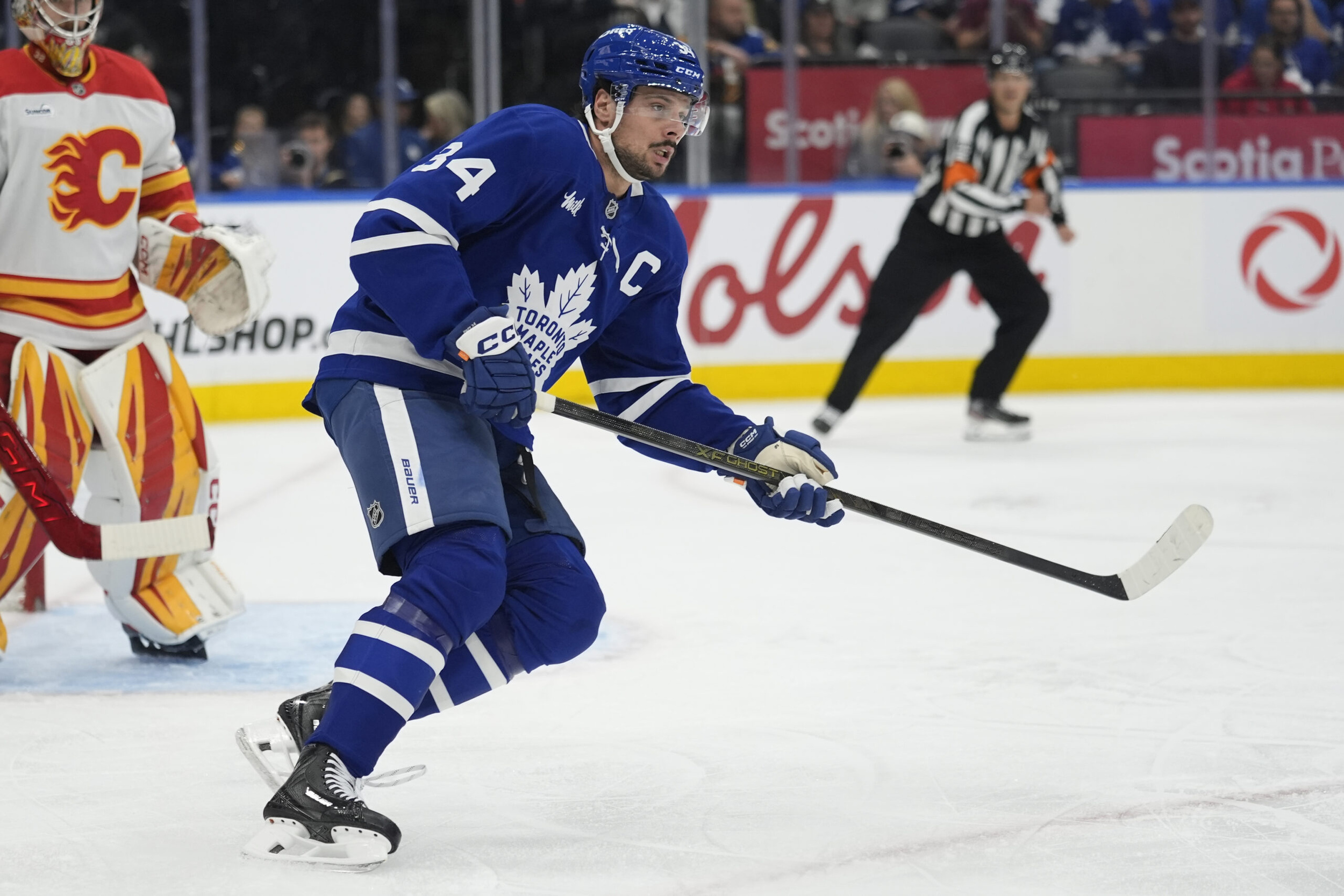Maple Leafs’ Auston Matthews ruled out vs. Devils, day-to-day with ...