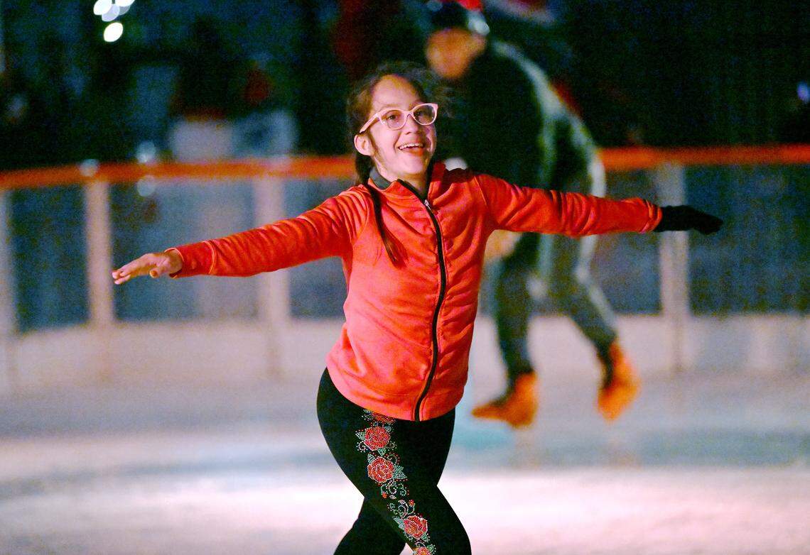 A big ice-skating rink will open in downtown Wichita this holiday season