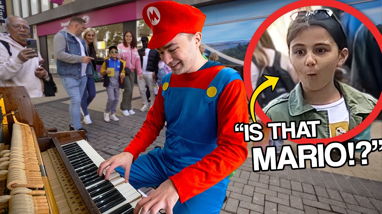 I surprised strangers with Mario music!