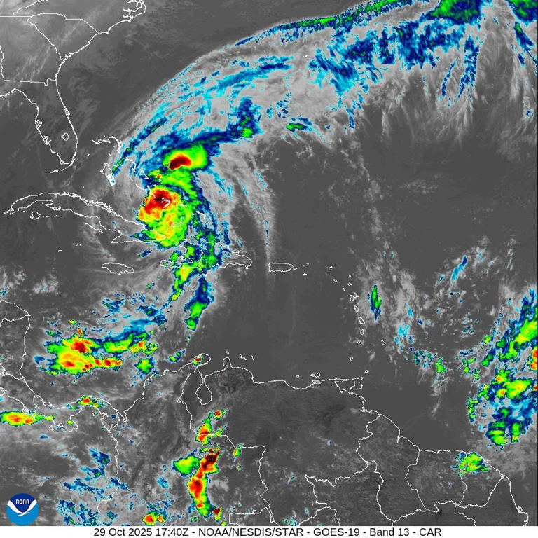 Track Hurricane Melissa's path as Category 2 storm hammers Cuba