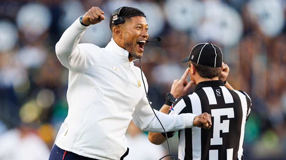 Marcus Freeman doesn't sound like a coach that's ever going to leave Notre Dame