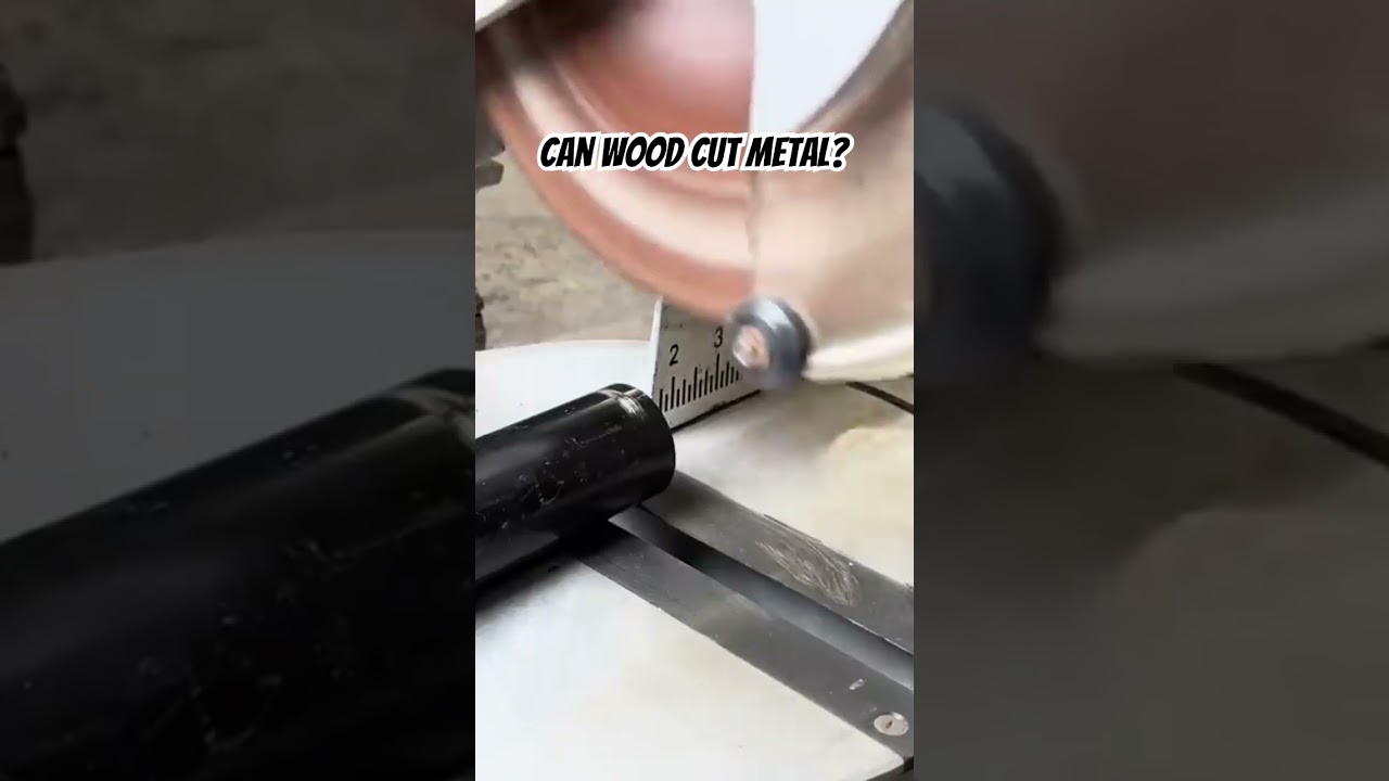 Can wood really cut through metal? 🤔