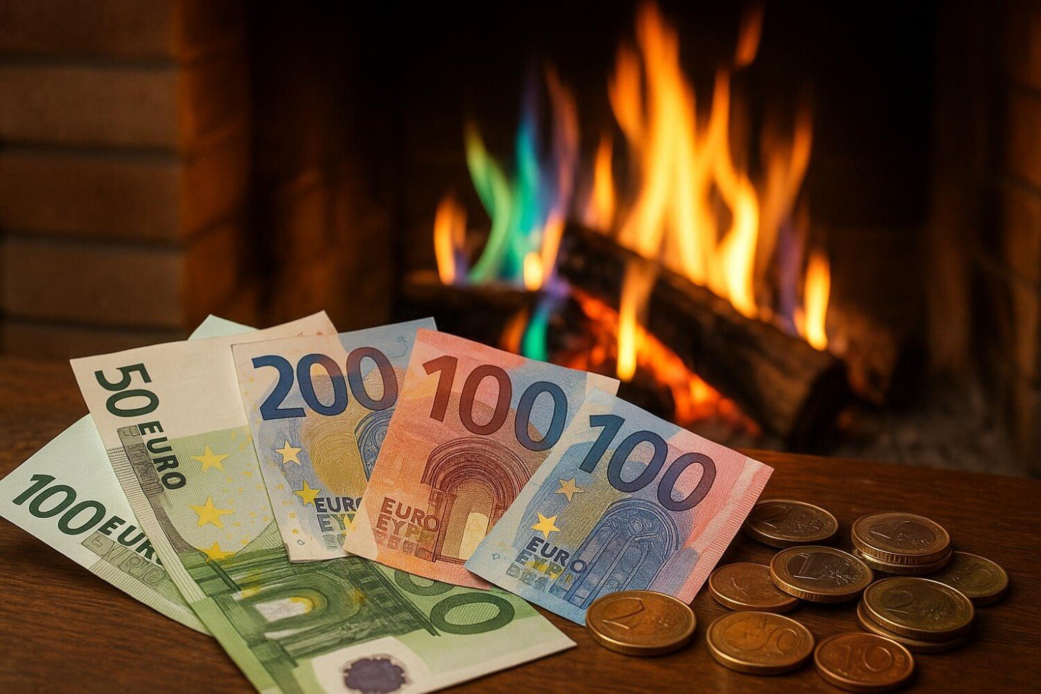 Rouge, bleu ou jaune... La couleur de votre feu de bois peut révéler un ...