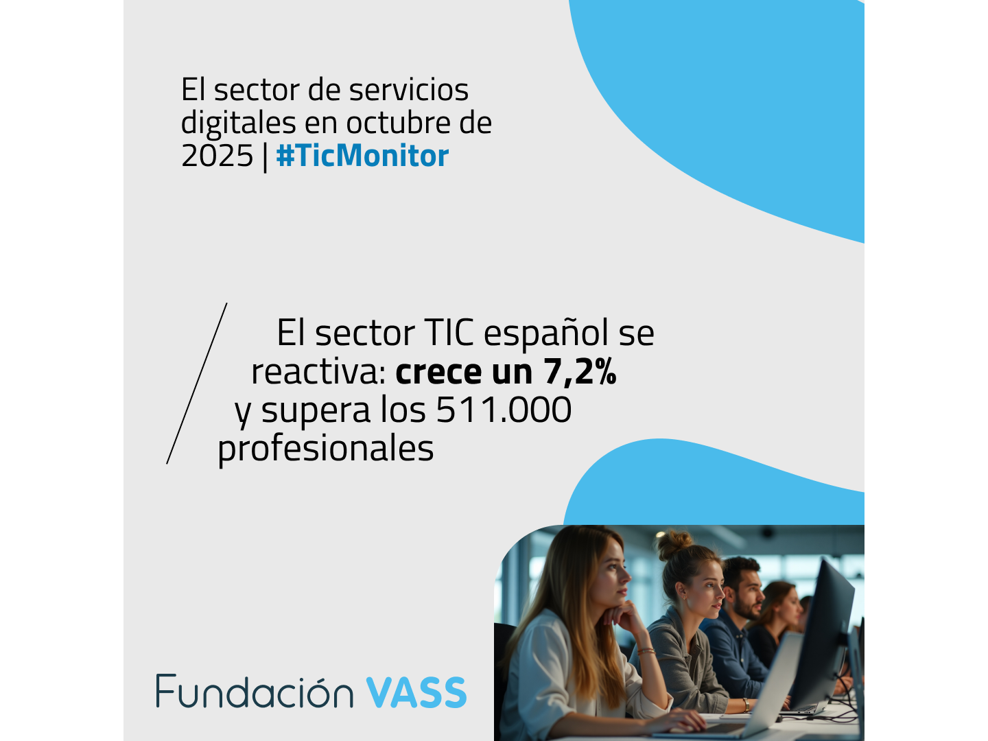 El sector TIC español rebasa la cifra de 511.000 profesionales