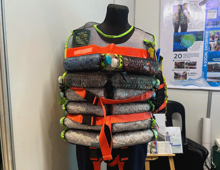 Recycled water bottles take spotlight in disaster prevention ...