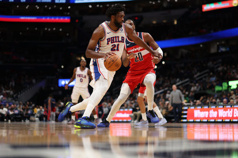 Sixers' Joel Embiid talks minutes limit after road win over Wizards