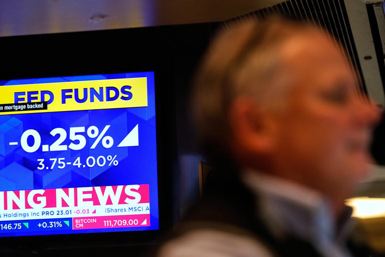 Wall Street waffles around its records after the Fed cuts rates but won ...