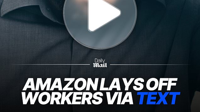 Amazon lays off workers via text
