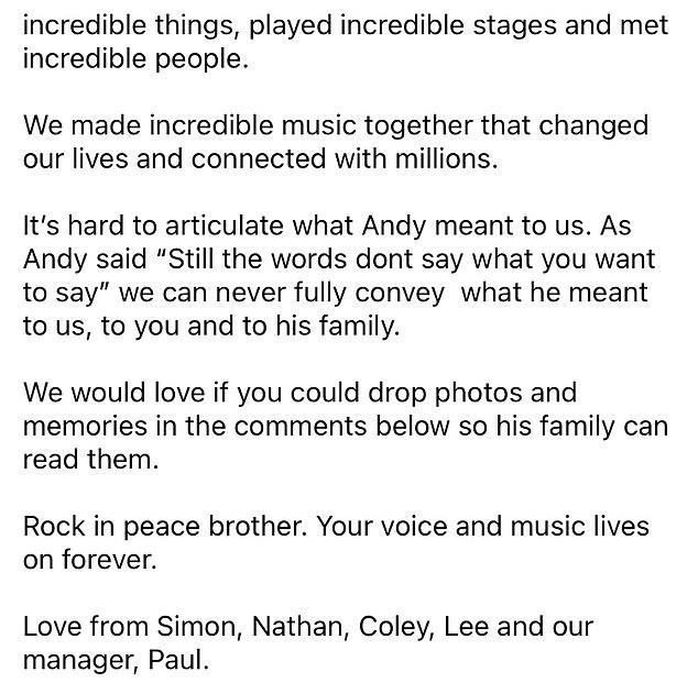 Sound Of Guns singer Andrew Metcalfe dies as his heartbroken bandmates ...