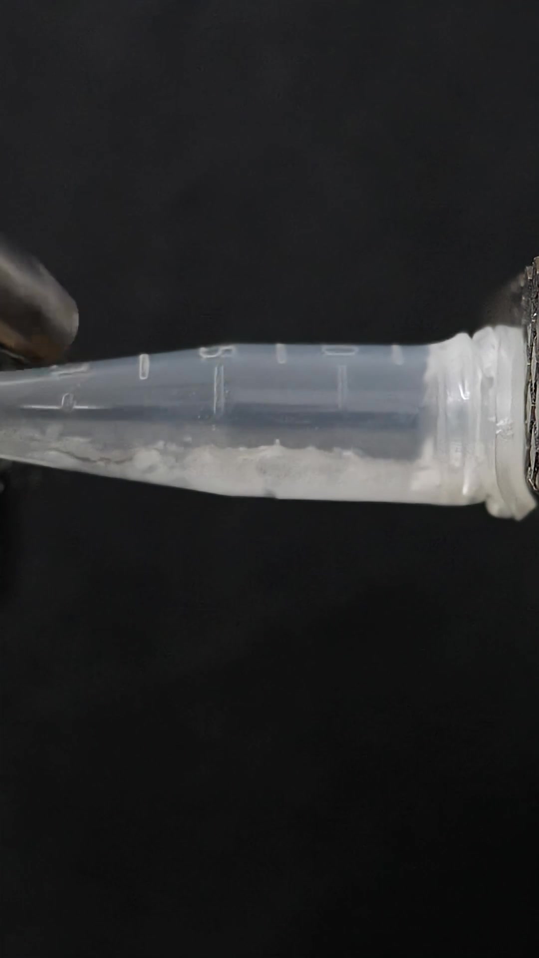 Melting dry ice in a vice grip