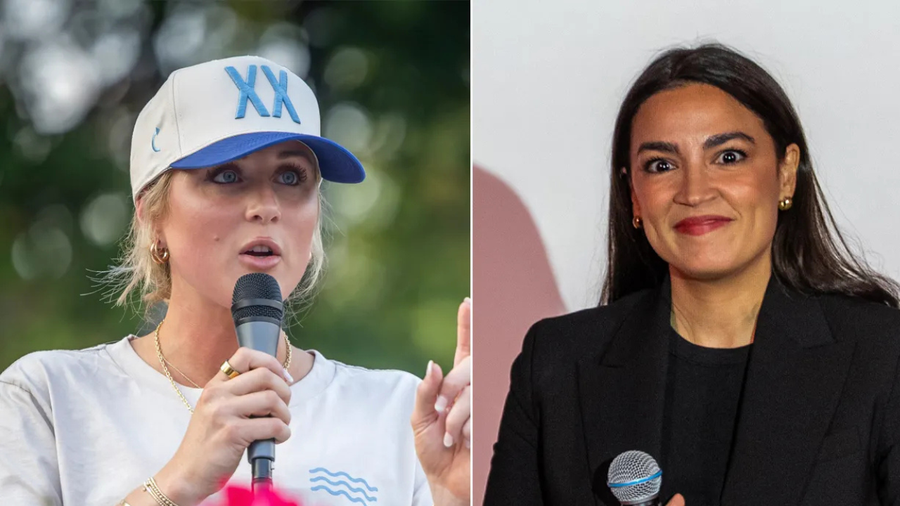 What sparked the viral feud between Riley Gaines and AOC? Explained as ...