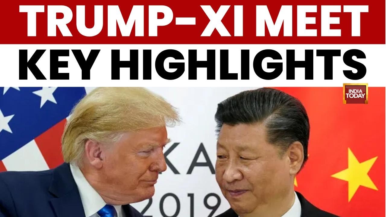 Trump-Xi Meet Key Highlights: High Stakes Busan Summit Amid Taiwan Tensions Tech Wars
