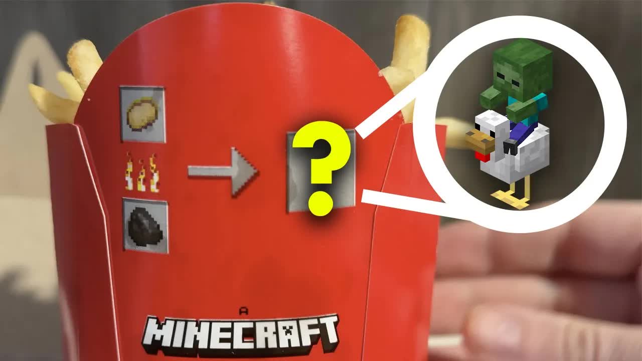McDonald's Minecraft meal: unboxing every reference!