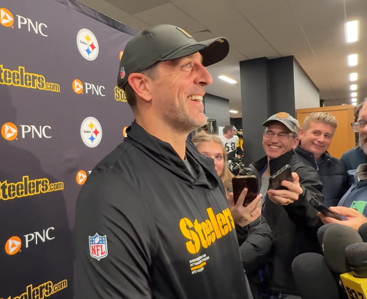 Steelers QB Aaron Rodgers rooting for Pitt