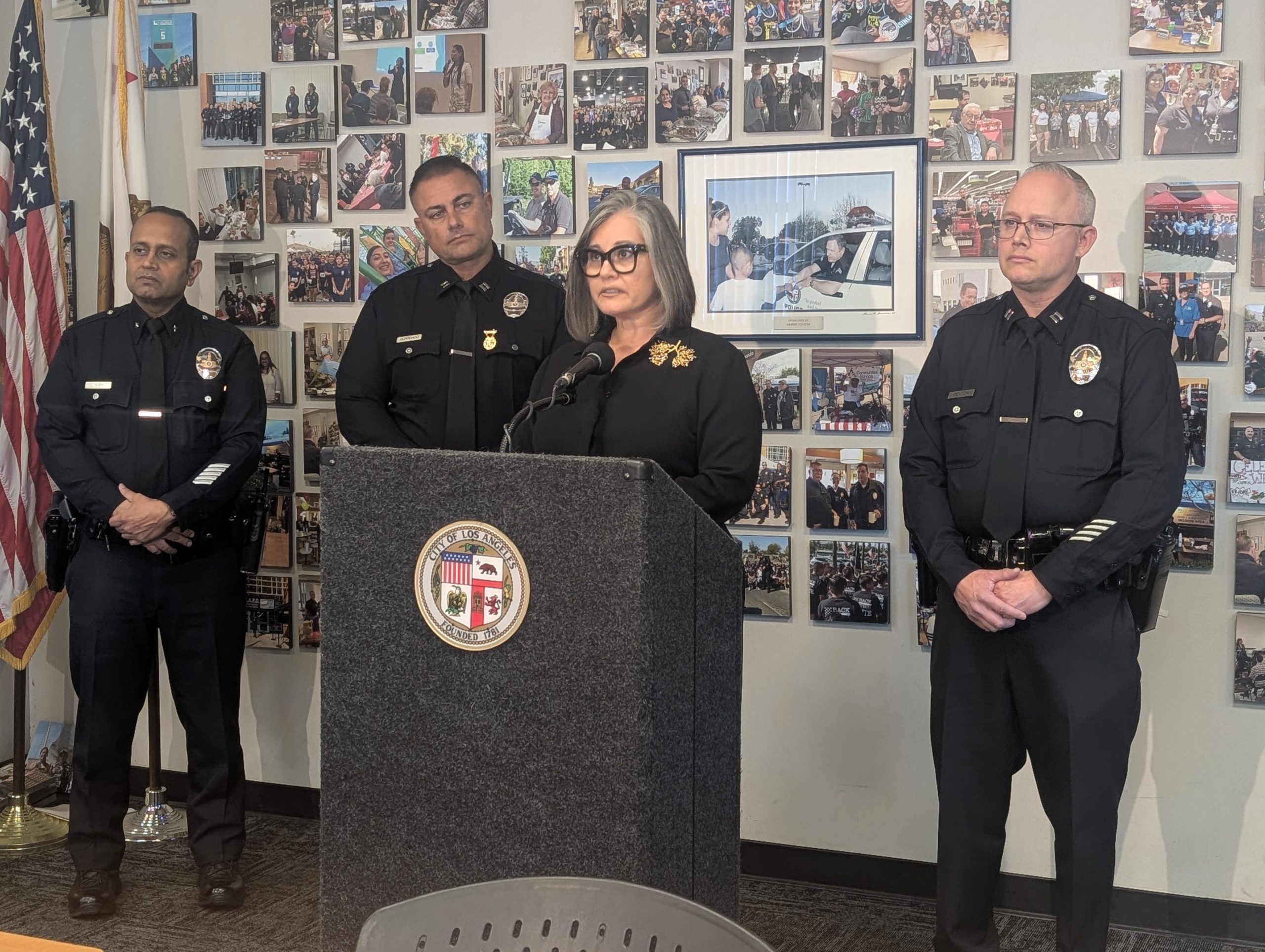 LA Officials, Police Announce Arrest of Two Suspects in Grand Theft of ...