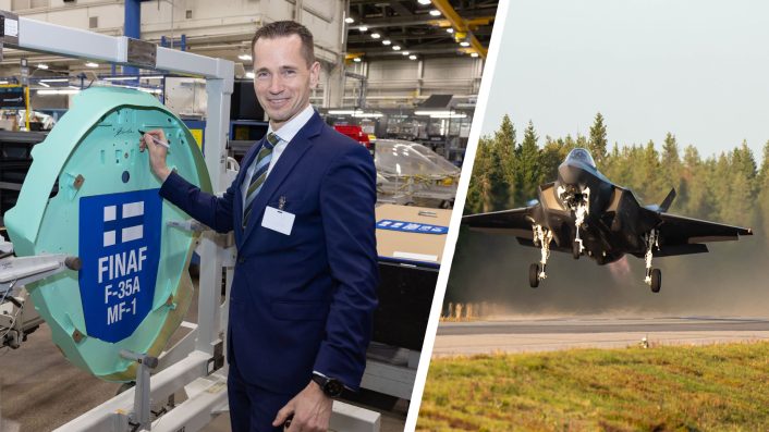 Finland's First F-35A Lightning II Rolls Out of the Assembly Line